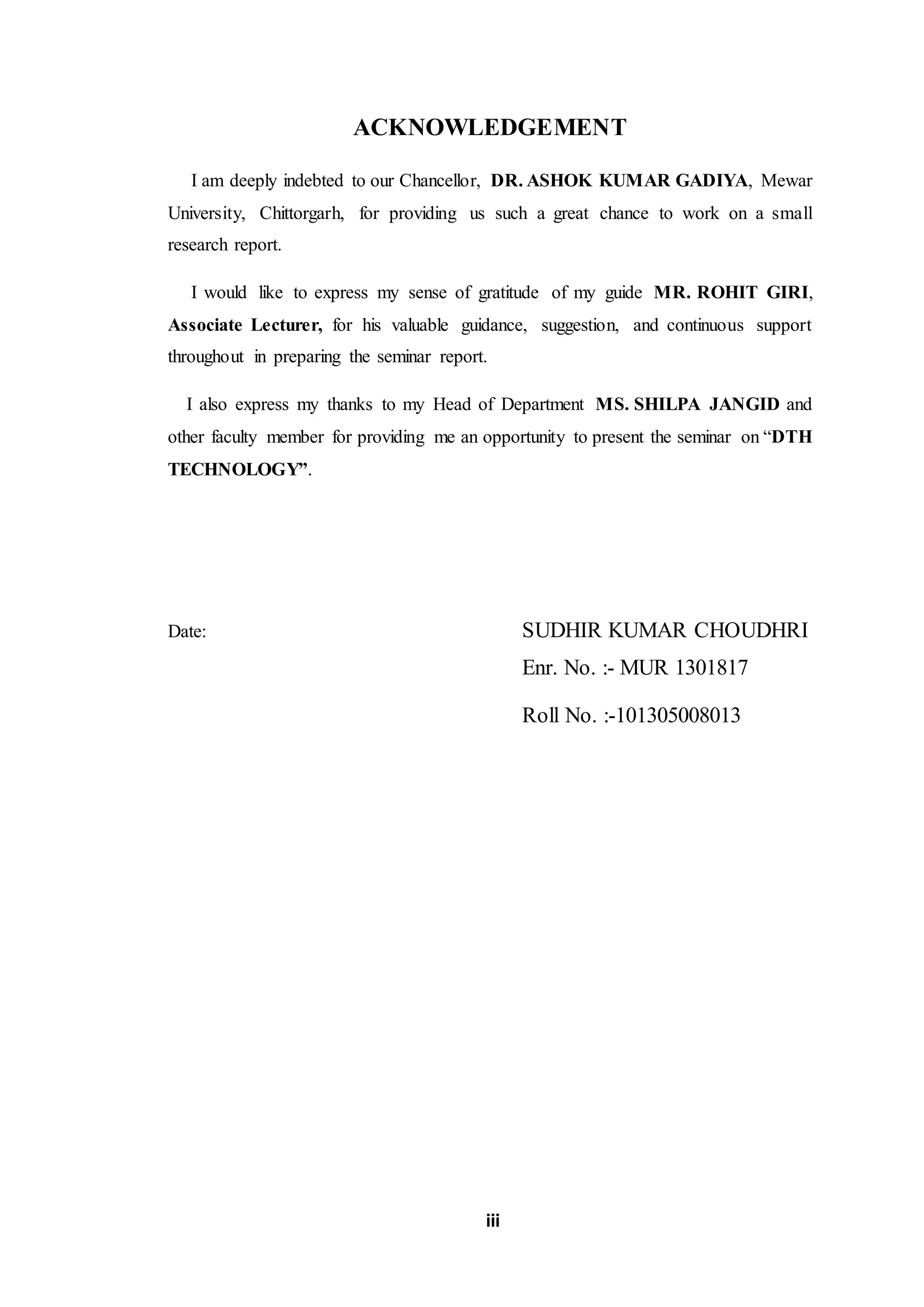 Dth 3 acknowledgement | DOCX