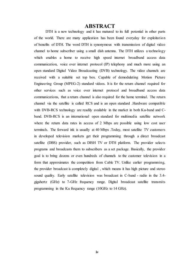 Dth 4 abstract | PDF