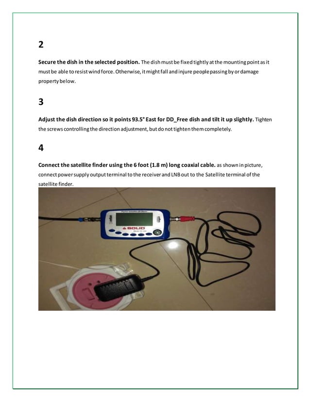 DTH (DVB-S2) Reception | DOCX | Computer Networking | Computing