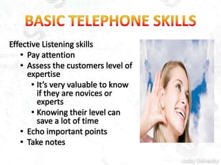 Telephone Skills | PPT