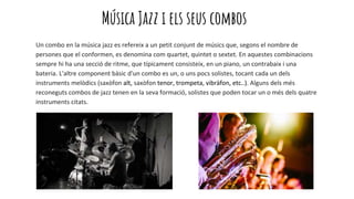 Combos jazz | PPT