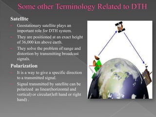 DIRECT TO HOME TECHNOLOGY | PPTX
