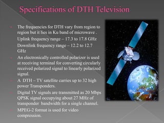 DIRECT TO HOME TECHNOLOGY | PPTX