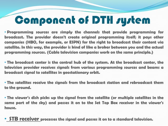 Dth Technology | PPT