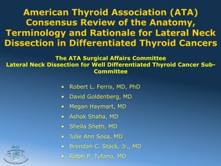 Thyroid cancer treatment of the neck by A. Shaha | PDF