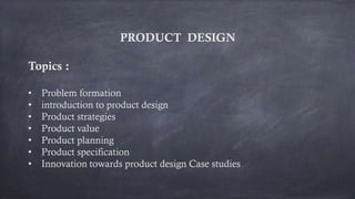 Product Design | PPTX