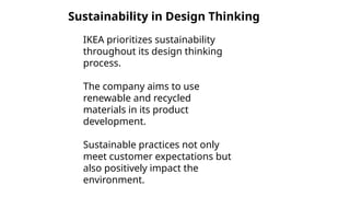 Design thinking and innovation-IKEA-Problem | PPTX