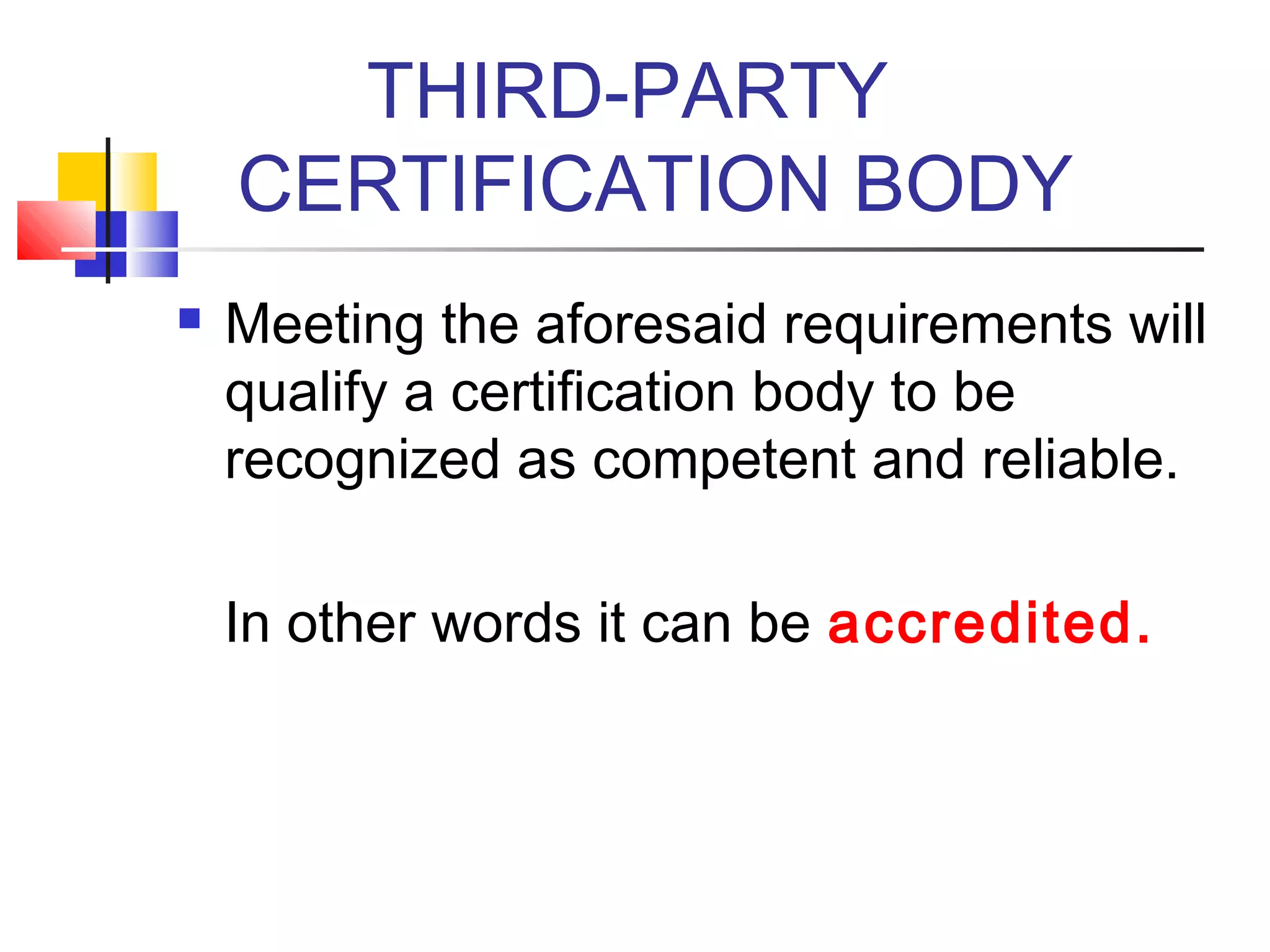 DTI- Philippine Accreditation Bureau (PAB) ISO/IEC Guide 65:1996 | PPT