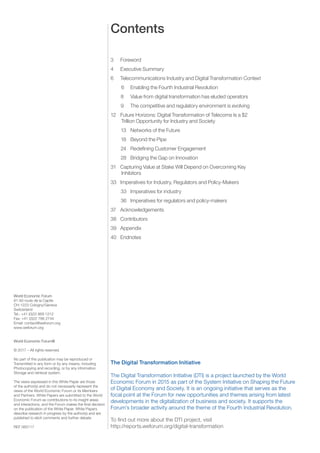 Dti Telecommunications Industry white paper | PDF