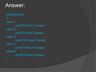 Dti2143 chap 4 control statement part 2 | PPTX | Programming Languages | Computing