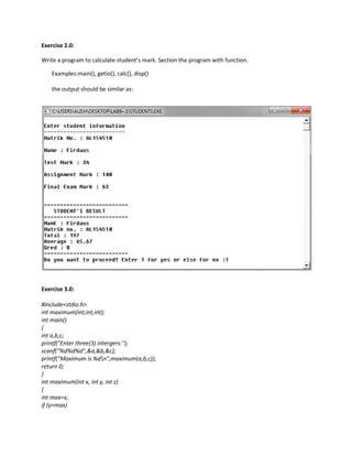 Dti2143 lab sheet 7 | DOCX | Programming Languages | Computing