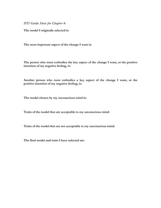 Dti companion sheets | PDF