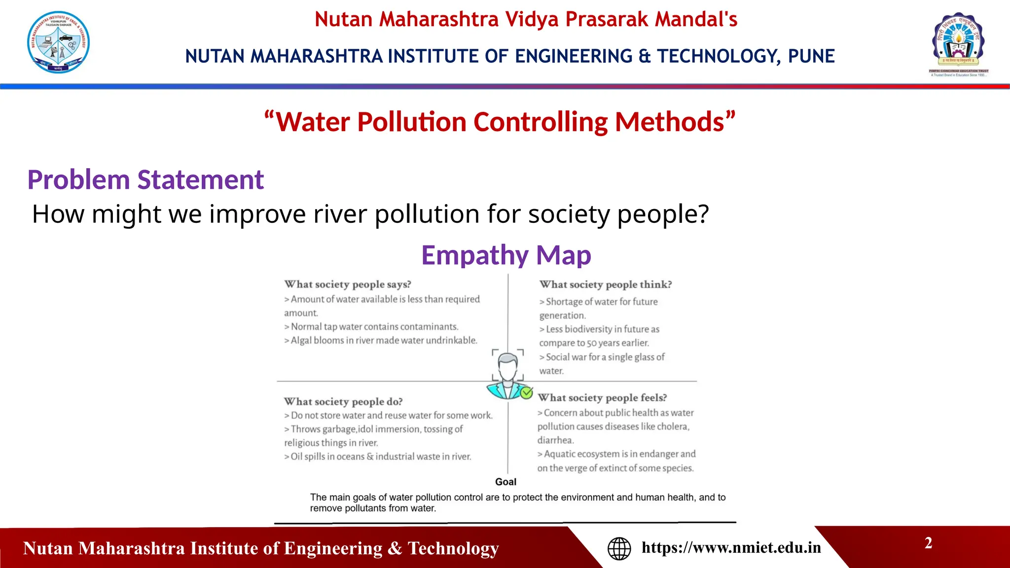 digital lab idea presentation on topic water pollution | PPTX