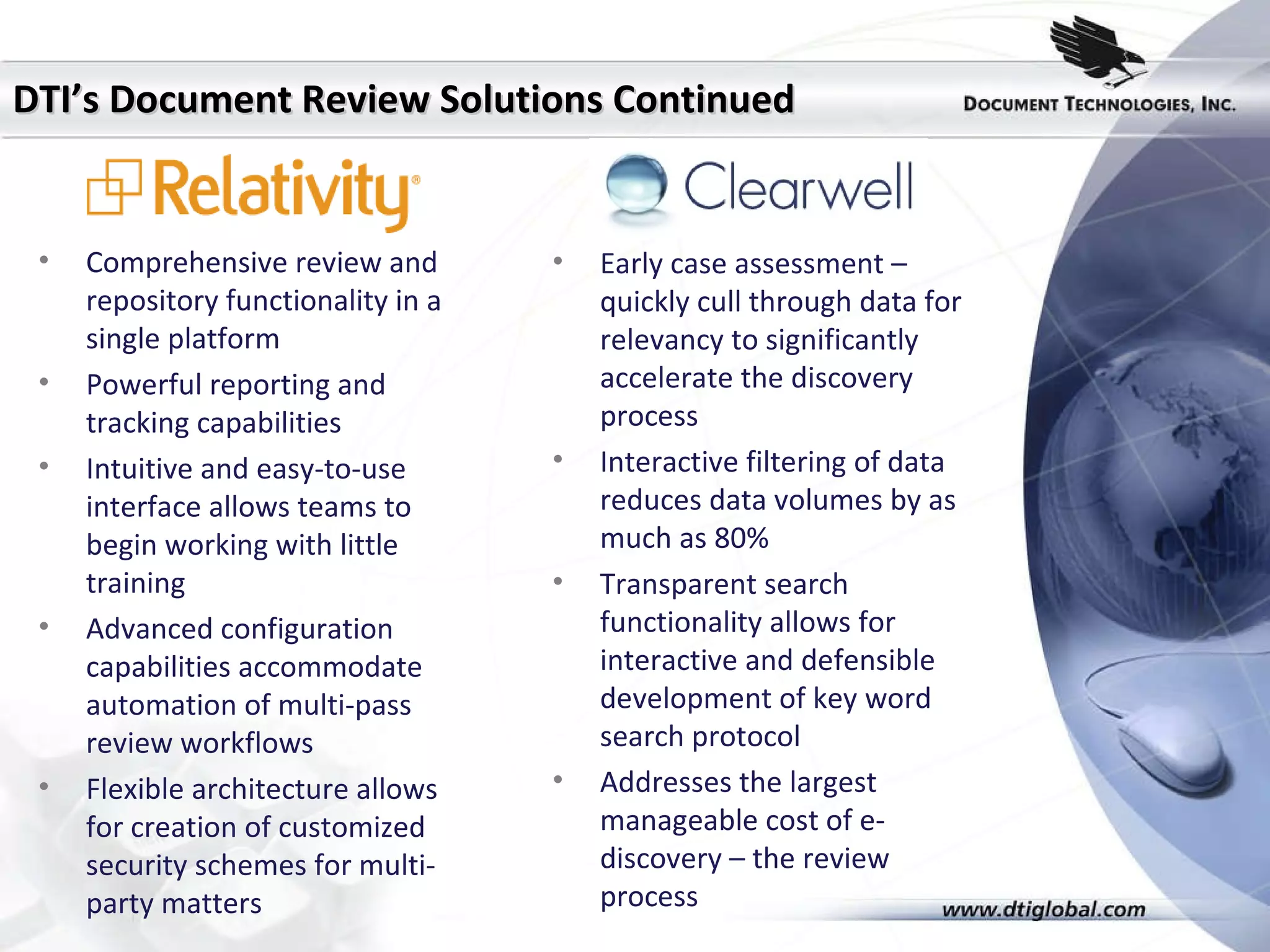 DTI Overview Presentation 2010 | PPT