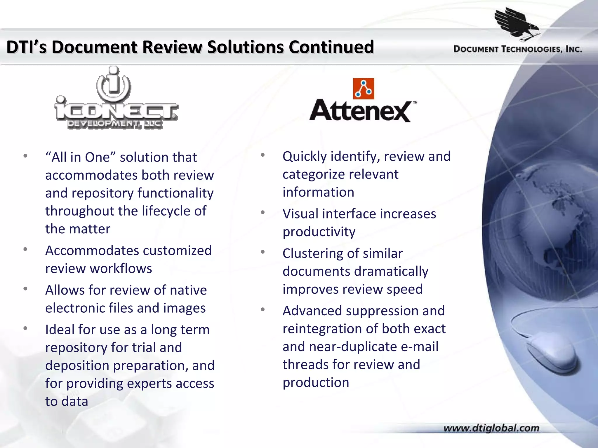 DTI Overview Presentation 2010 | PPT