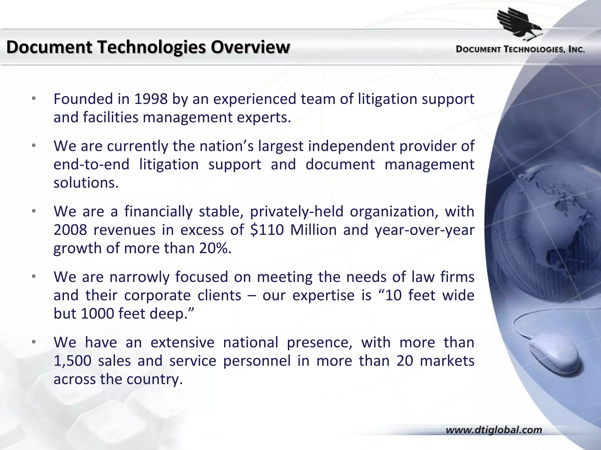 DTI Overview Presentation 2010 | PPT