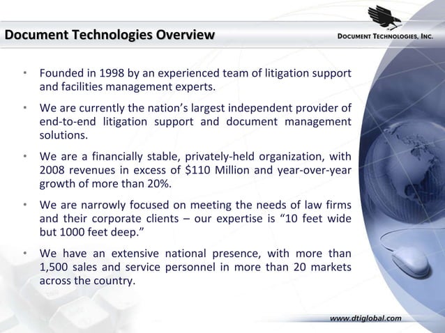 DTI Overview Presentation 2010 | PPT