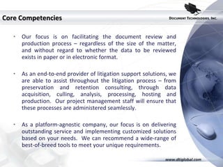 DTI Overview Presentation 2010 | PPT