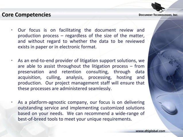 DTI Overview Presentation 2010 | PPT