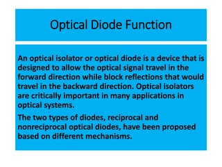 INTRODUCTION DIFFERENT TYPES OF DIODE AND IT'S FUNCTION AND APPLICATION ...