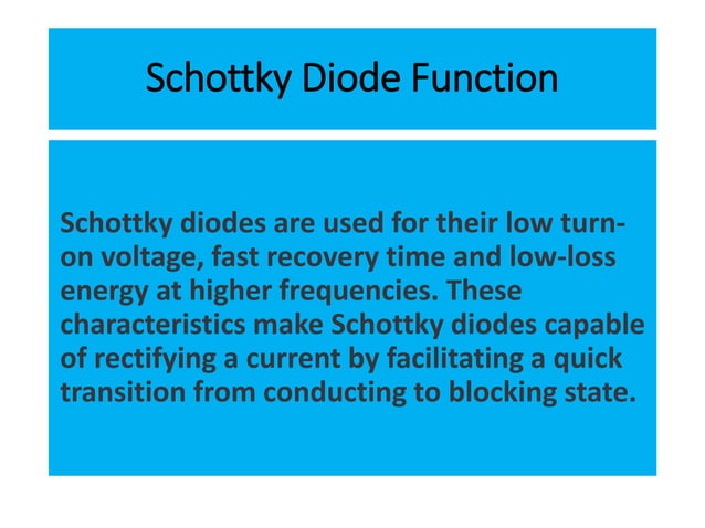INTRODUCTION DIFFERENT TYPES OF DIODE AND IT'S FUNCTION AND APPLICATION ...
