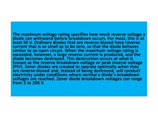 INTRODUCTION DIFFERENT TYPES OF DIODE AND IT'S FUNCTION AND APPLICATION ...