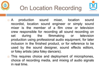 Audio Mixing Console | PPTX