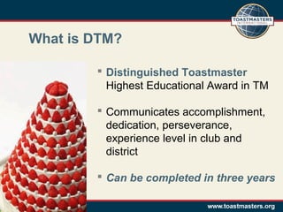 DTM in Three Years: How to do it? | PPT