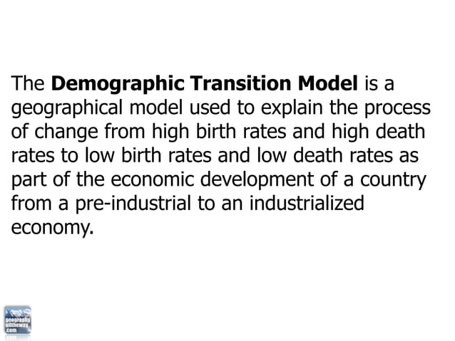 geographyalltheway.com - Demographic Transition Model | PDF