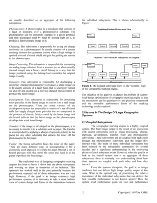 MULTIOBJECTIVE OPTIMIZATION AND QUANTITATIVE TRADE-OFF ANALYSIS IN XEROGRAPHIC SYSTEM DESIGN | PDF
