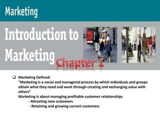 INTRODUCTION OF MARKETING | PPTX