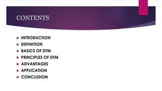 DTM | PPTX | Computer Networking | Computing