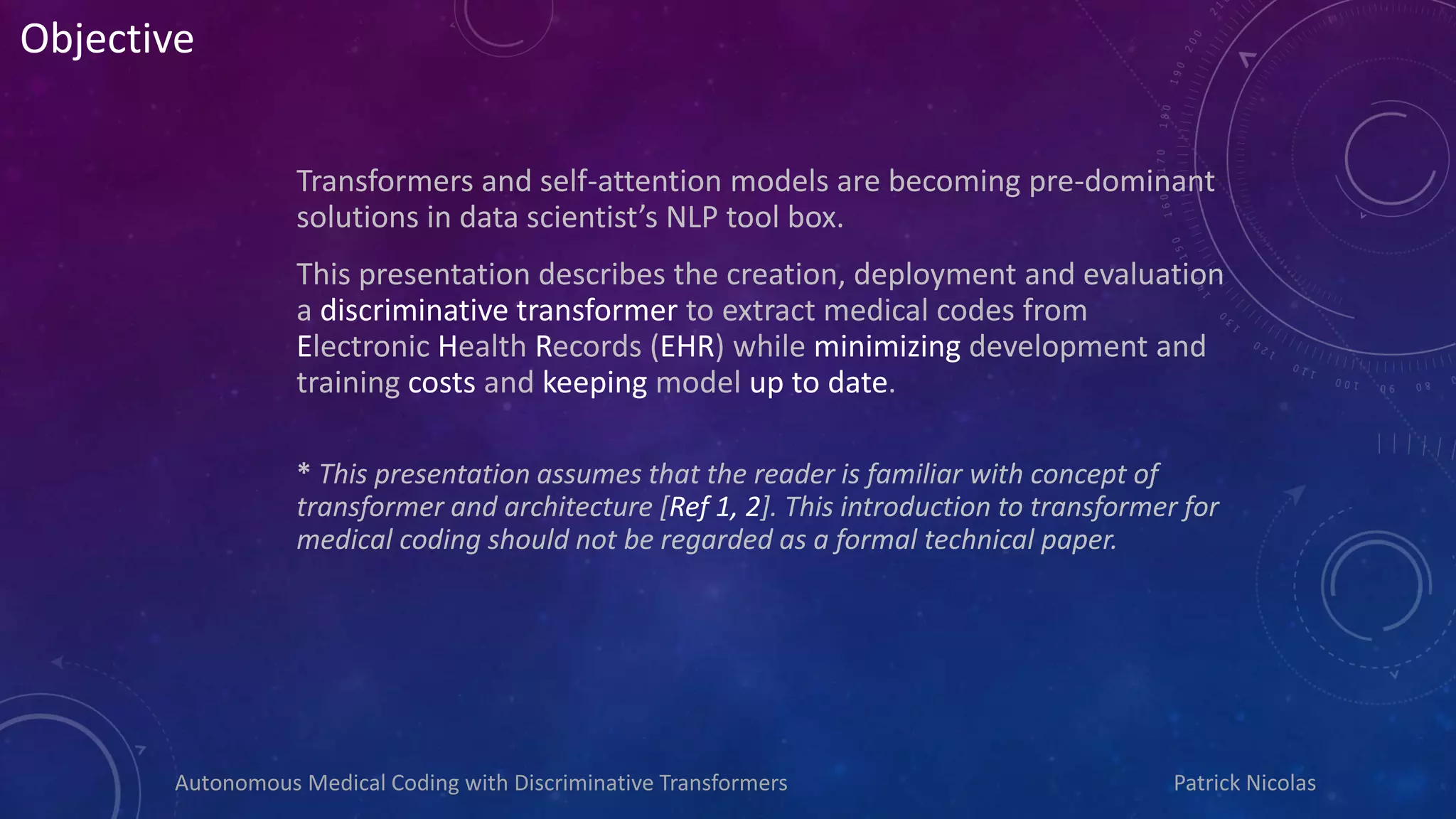Autonomous medical coding with discriminative transformers | PPT