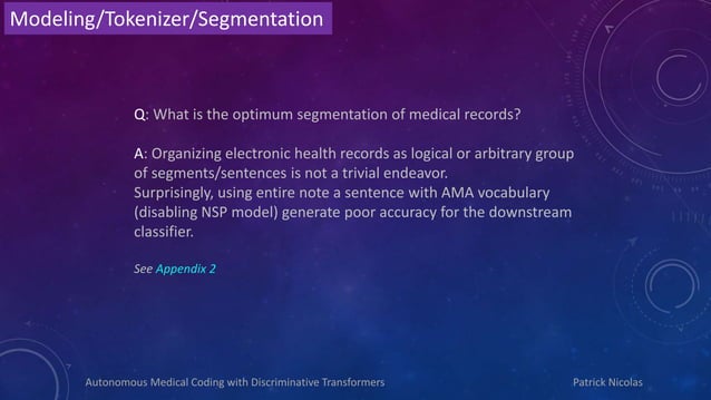 Autonomous medical coding with discriminative transformers | PPT