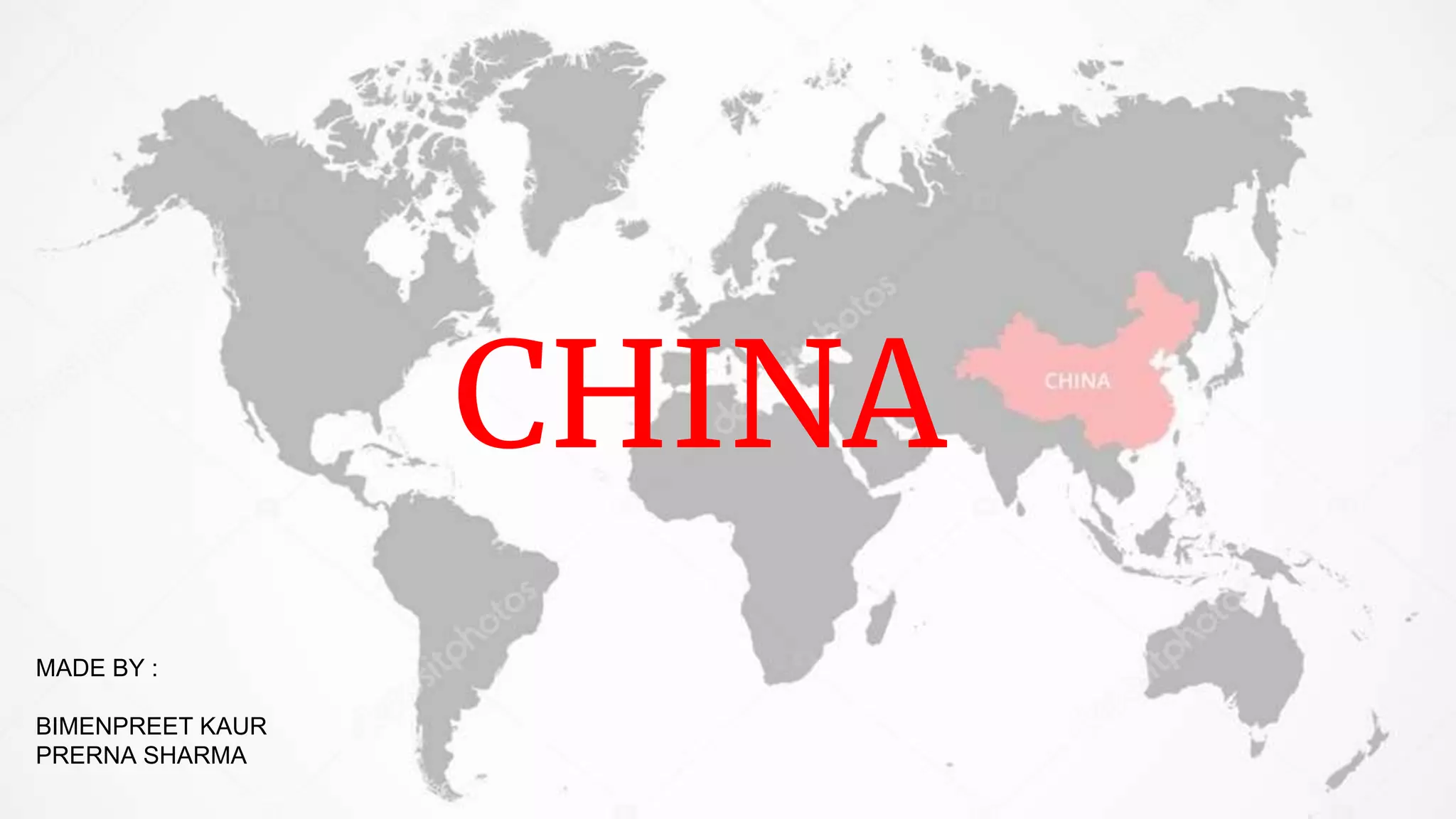 DEMOGRAPHIC TRANSITION MODEL OF CHINA | PPTX