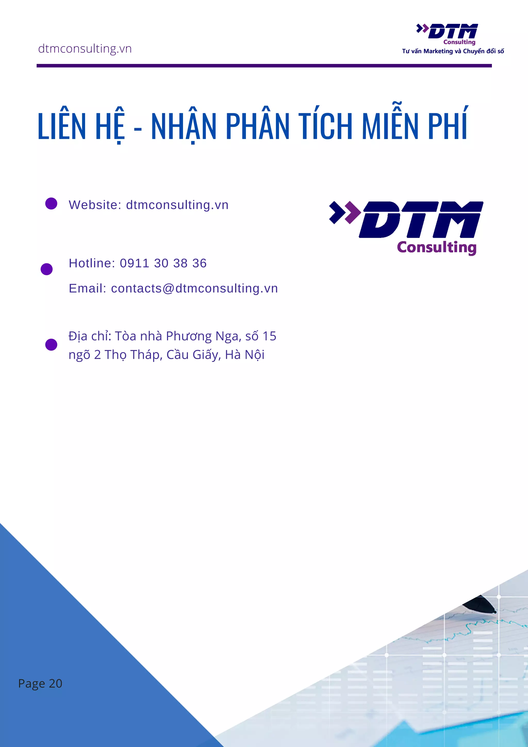 DTM Consulting Profile 2020 | PDF