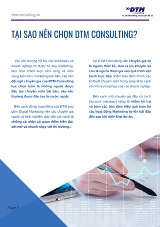 DTM Consulting Profile 2020 | PDF