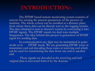 DTMF Based.ppt Dtmf base micro project 3 | PPT