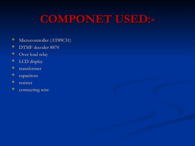 DTMF Based.ppt Dtmf base micro project 3 | PPT