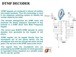 DTMF based Different Load control | PPTX