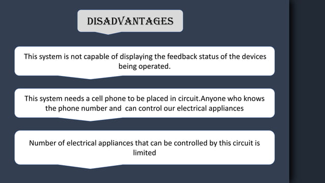 Dtmf Based Home Automation Without Micro Controller Ppt