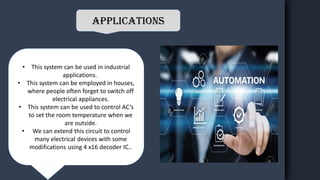 Dtmf based home automation without micro-controller | PPT