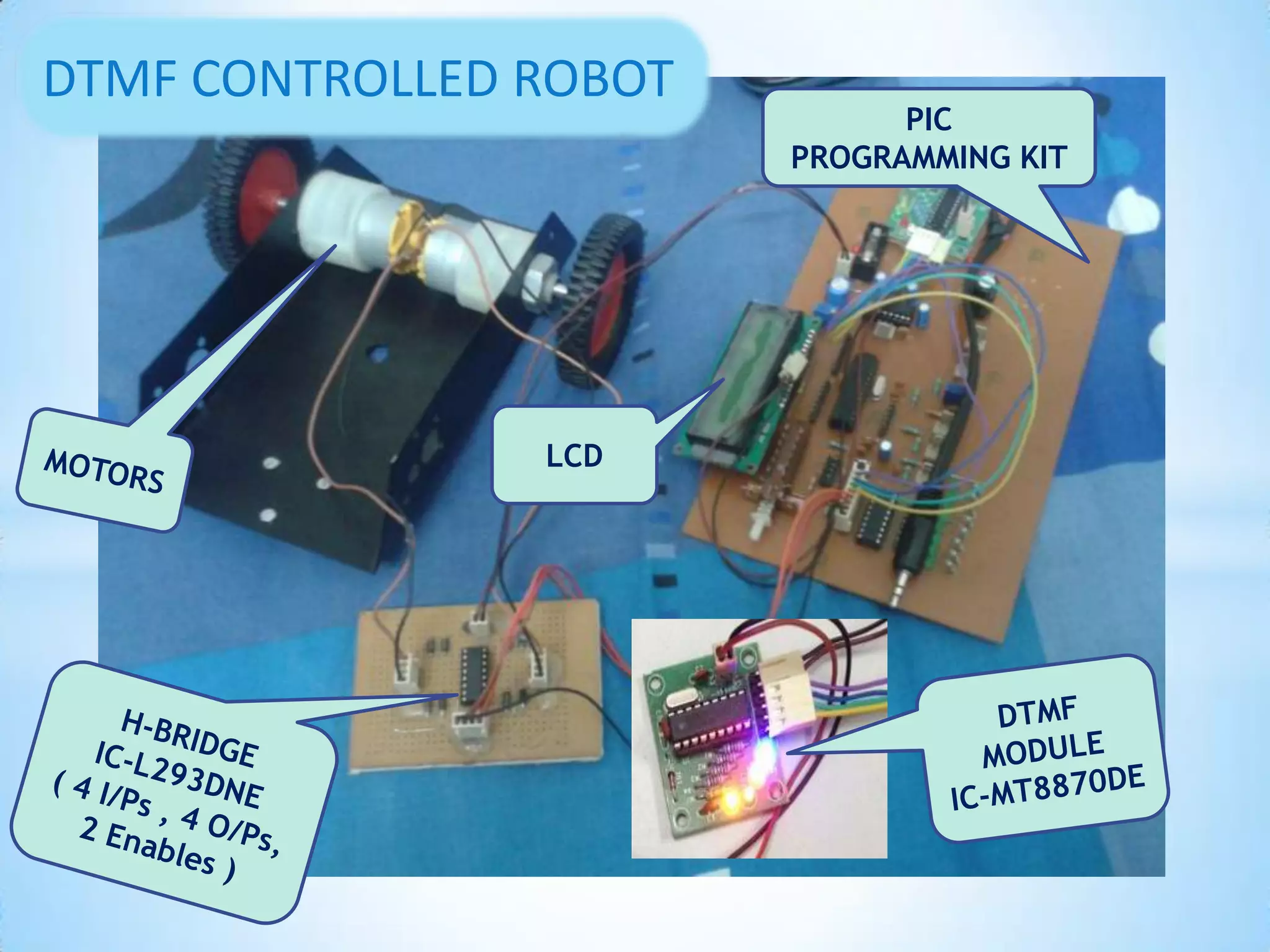 Embedded System - Dtmf robot | PPT