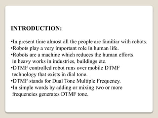 Dtmf robot | PPT