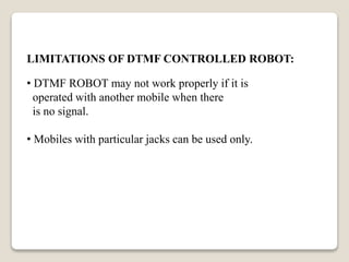 Dtmf robot | PPTX