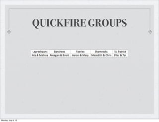 Dt & modeling quickfire challenge copy | PPT