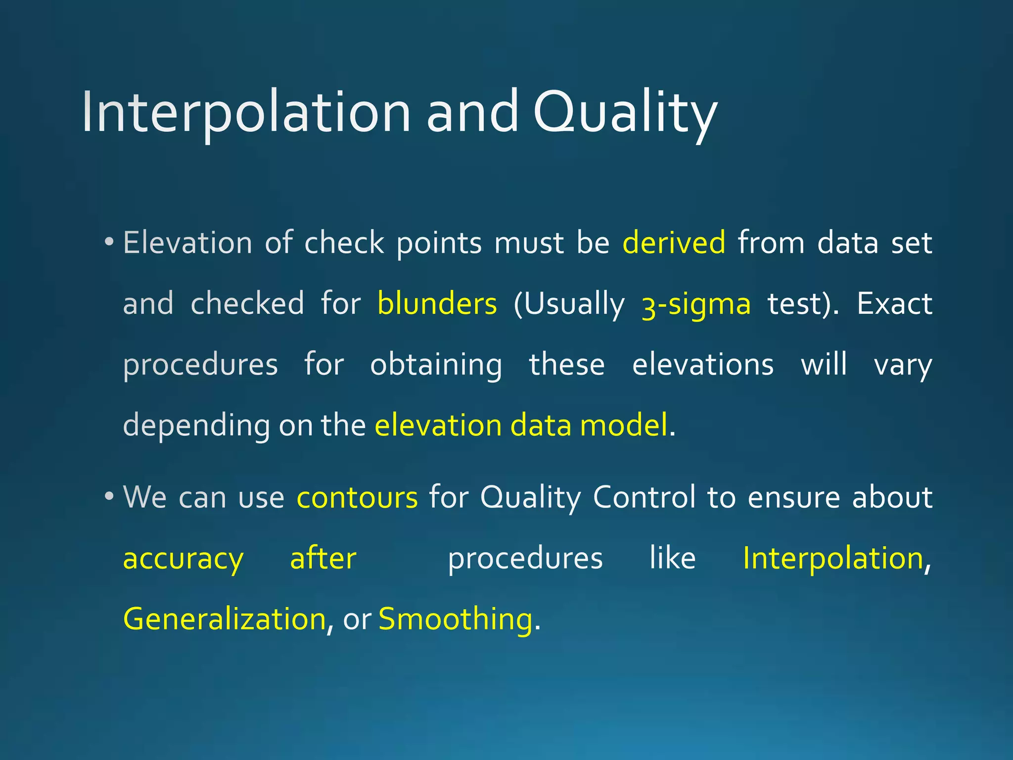 DTM Quality Assessment | PPTX