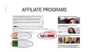 WEBSITE MONETIZATION | PPTX | Internet | Computing