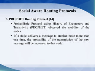 Delay Tolerant Network (DTN) | PPTX