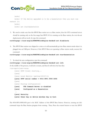 Condroid WSN/DTN Gateway - User Manual & Installation Guide | PDF